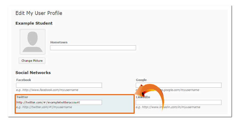 Adding your Twitter ID to Brightspace (D2L) – Student Resources