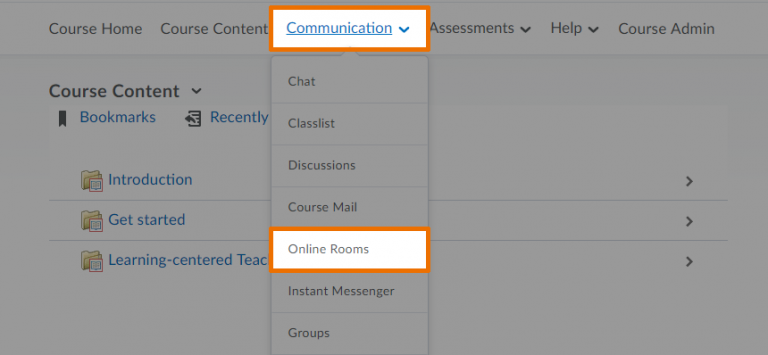 Accessing Online Rooms – Student Resources