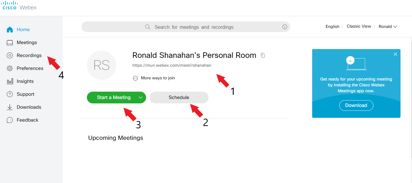 Webex – Technology Resources