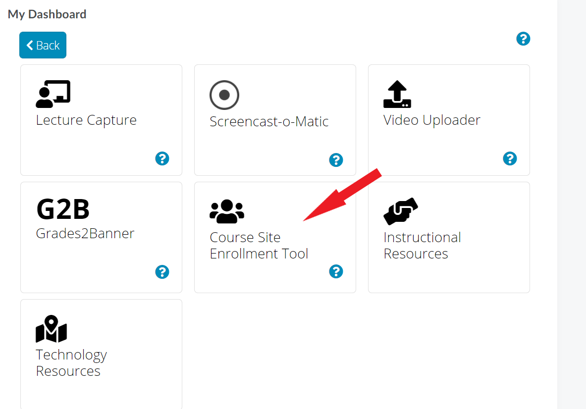 Course Site Enrollment Tool in Brightspace – Technology Resources