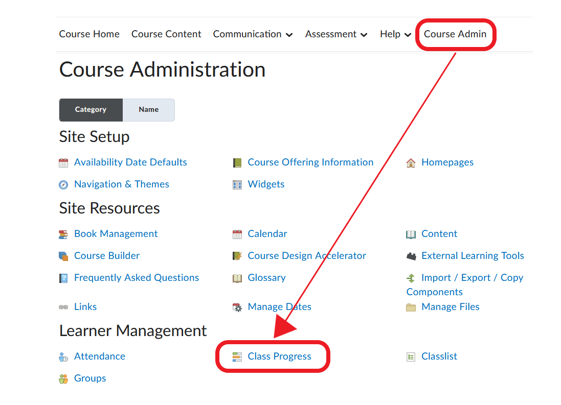 Class Progress Tool – Technology Resources