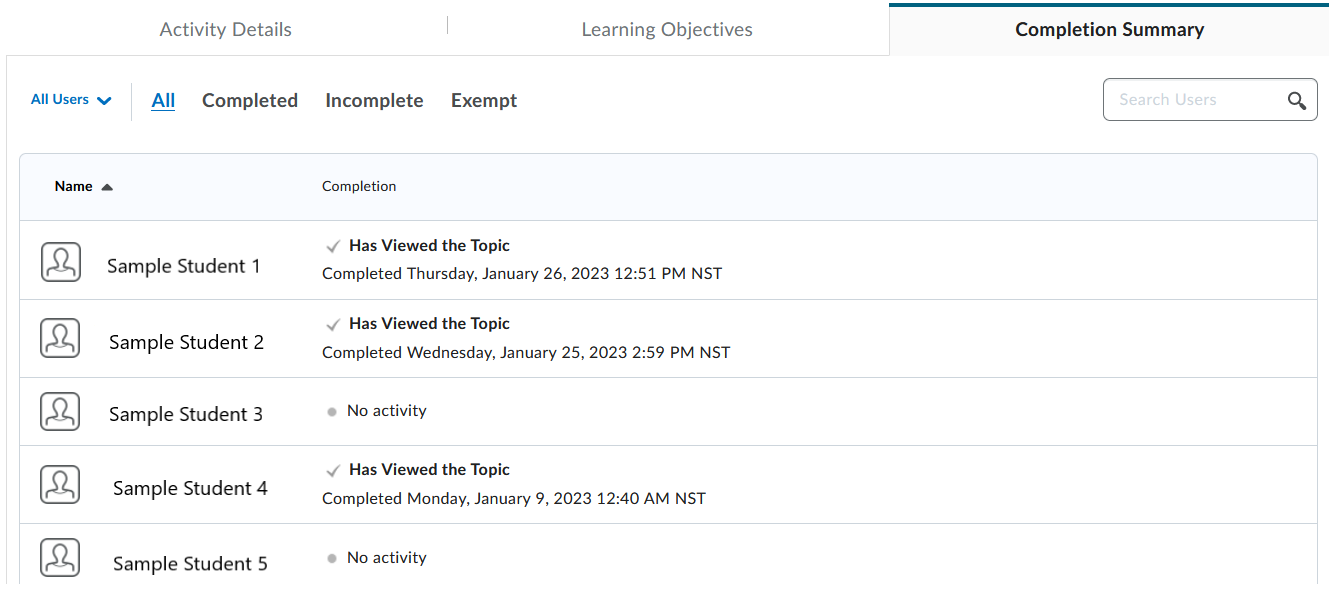 Class Progress Tool – Technology Resources