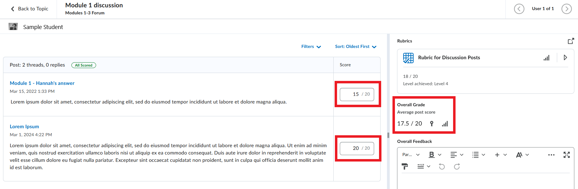Discussions: Grading Discussions – Technology Resources